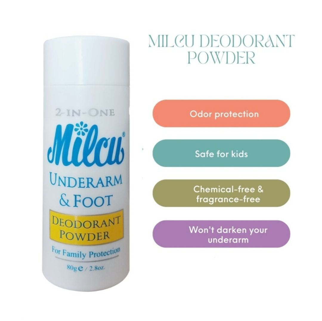 Milcu Underarm & Foot Deodorant Powder – Mariel Kim
